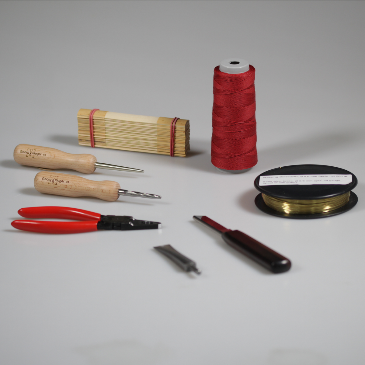 Reed making tools for bassoon – Georg Rieger
